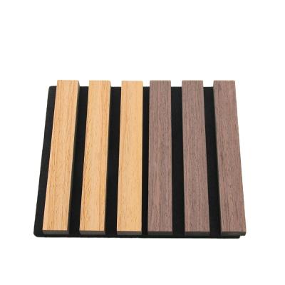 China Acoustic Natural Decorative Acoustic Wall Panel Board for Interior Exterior Decoration Use for sale