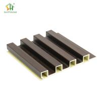 China WPC Wall Panel Modern Building Exterior Design Application for Modern Building Decoration Application for sale