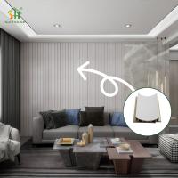 China 3D Embossed WPC Wall Panel for Exterior Wall Cladding System Application for sale