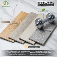 China Waterproof SPC Flooring for Kitchens, Bathrooms and Wet Interior Areas for sale