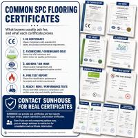 China Waterproof Scratch Resistant SPC Click Lock Flooring 3-7mm Rigid Core Vinyl Planks for Wholesale for sale