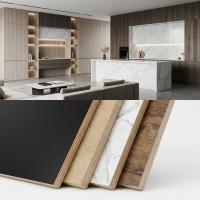 China Melamine Faced Plywood for Wardrobes Office and Retail Furniture Project and OEM Supply for sale