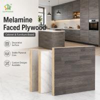 China Melamine Laminated Plywood Panel for Kitchen Cabinets Bathroom Vanities Wardrobes and Humid Interior Furniture for sale