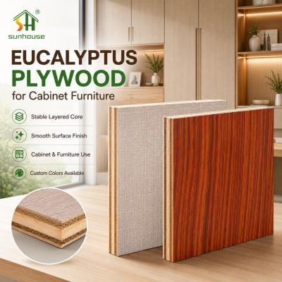 China 18mm Melamine Faced Plywood Dense Core Furniture Board Clean Cutting for Cabinets Wardrobes and CNC Processing for sale