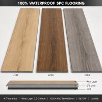 China Waterproof SPC Click Flooring Plank for Interior Exterior Decoration Use for sale