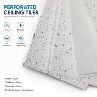 China Office Mineral Fiber Tile Interior Exterior Decoration Use for Building Construction Application Use for sale