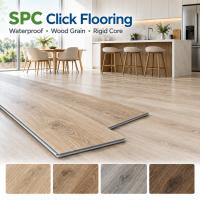 China 4mm 5mm 6mm SPC Click Flooring Rigid Core Vinyl Plank Thickness Options for Residential and Commercial Projects for sale