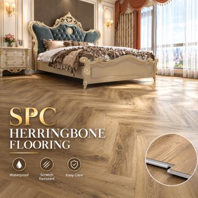 China SPC Click Flooring Compatible with Underfloor Heating System Rigid Core Vinyl Plank for European Residential Projects for sale
