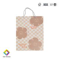 China Custom Printed Paper Shopping Bags 180gsm Coated Paper with Stand-up Design and Eco-friendly Construction for sale