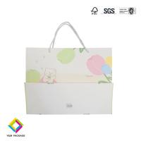 China Custom Printed White Kraft Paper Bags with Ribbon Handle - 1000pcs MOQ, 10-20 Day Lead Time, ISO 9001 Certified for sale