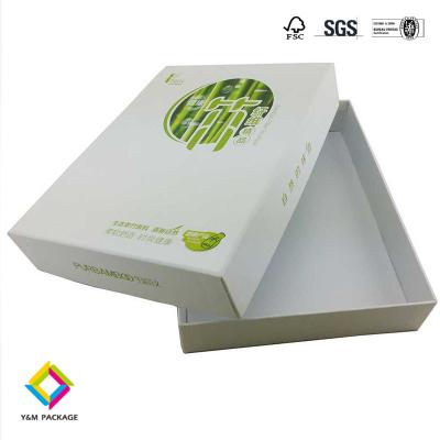 China Custom Silver Foil Hot Stamping Rigid Gift Box - 120gsm Specialty Paper & 1200gsm CCNB Construction for sale