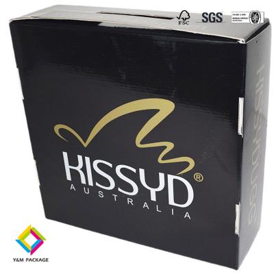 China Custom E Flute Corrugated Cardboard Boxes 300-350gsm for Clothing Apparel Packaging for sale