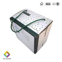 China Custom Corrugated Packaging Boxes 300gsm CCNB E Flute Cardboard with Snap Lock Bottom Design for sale