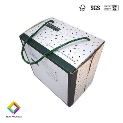 China Custom Corrugated Packaging Boxes 300gsm CCNB E Flute Cardboard with Snap Lock Bottom Design for sale