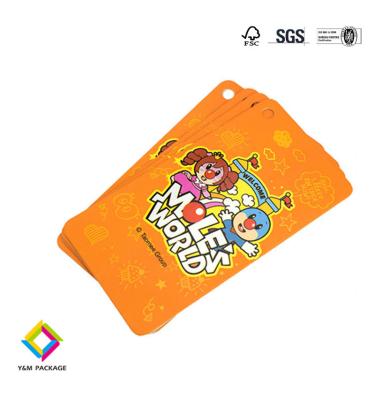 China Custom Clothing Hang Tags with String - 350g Kraft Paper, 5000pcs MOQ, Gold Foil Printing Options for sale