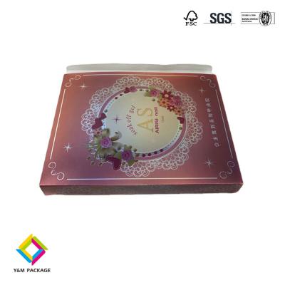 China Double Wall Cosmetic Packaging Box 350gsm Coated Paper with Hinged Lid - Custom Size Foldable Gift Box for sale