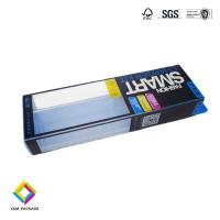 China Custom 275gsm Coated Paper Earphone Packaging Box with Transparent Window - 10-15 Day Production for sale