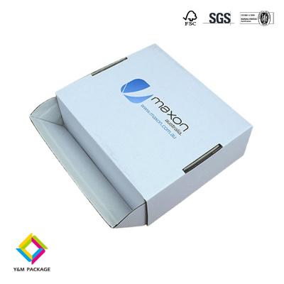 China Custom Logo Corrugated Garment Box 34×24×6cm with 4C CMYK Printing & Matte Lamination - Eco Friendly Packaging for sale