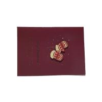 China Custom 5x3.5 Inch Holiday Greeting Cards with Gold Foil Printing - 16pt Cardstock & 3-5 Day Delivery for sale