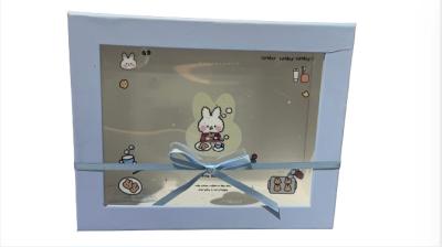 China High End Rectangular PET Gift Box with Clear Window Customizable Sizes for sale