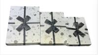 China Custom Hot Gold Pattern Gift Box Set - 3 Size Options for Jewelry & Accessories Packaging for sale