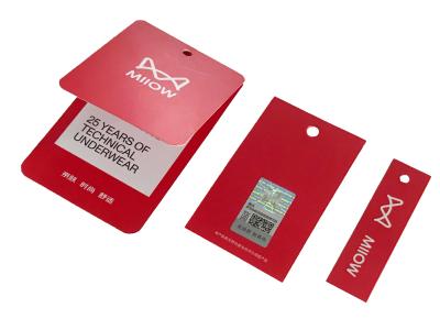 China OEM Custom Paper Hang Tags with Premium Finishing - Multiple Sizes & Eco-Friendly Materials for sale