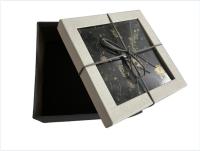 China Custom Size Luxury Window Gift Box with Satin Finish - 28000 sqm Factory ISO Certified Packaging for sale