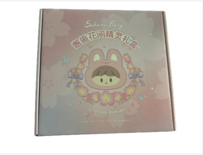 China Custom Size Flip Top Gift Box with Elegant Pattern - Rigid Cardstock Construction for Premium Packaging Solutions for sale