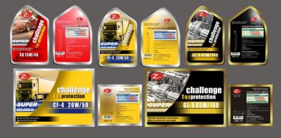 China Glossy Finish Adhesive Labels with Full-Color Printing - Custom Shapes & Sizes, Waterproof & Fade-Resistant for sale