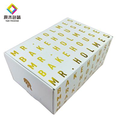 China Custom Solid Color Printed Corrugated Shipping Box for Take Away Food - 10pt to 28pt Stock Options with 7-10 Day Production for sale
