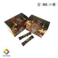 China Custom Printed Coffee Packaging Boxes Full Color 10pt to 28pt Cardstock for sale