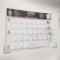 China 2025 Custom Eco-friendly Wall Calendar with 350gsm Paper in A3/A4/A5 Sizes - Free Worldwide Shipping for sale