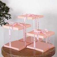 China Custom Clear Cake Packaging Boxes - ISO 9001 Certified Food Grade Gift Boxes with OEM Branding Options for sale