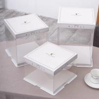 China Custom Cake Packaging Boxes with CMYK/Pantone Printing - 500 MOQ, 10-15 Day Delivery for Bakeries for sale