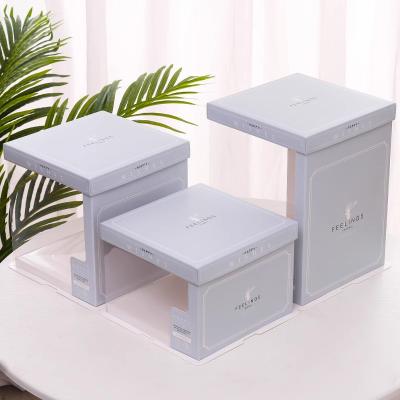 China Custom CMYK/Pantone Offset Printed Cake Boxes - 500 Minimum Order, 10-15 Day Delivery, FSC Certified Art Paper Packaging for sale