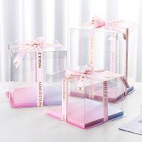 China Custom Cake Packaging Boxes with 500 MOQ and 10-15 Day Production Lead Time for Bakeries and Confectionery for sale