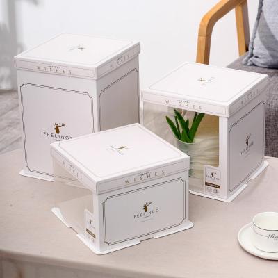 China Custom Cake Packaging Boxes with CMYK/Pantone Printing - 500 MOQ Minimum Order, 10-15 Day Delivery for sale