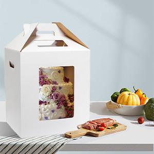 China Professional Cake Packaging Boxes with CMYK/Pantone Offset Printing and Matt Lamination - 500 MOQ, 10-15 Day Delivery for sale