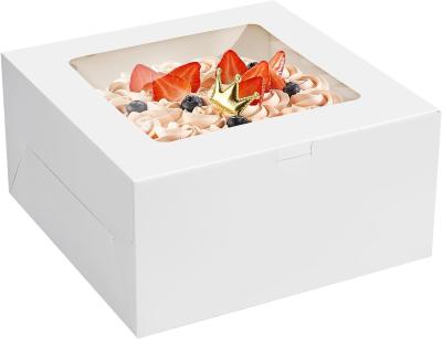 China Custom Cake Packaging Boxes Offset Printing Matt Lamination Customizable Paper Thickness 500 MOQ for sale