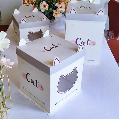 China Custom Cake Packaging Boxes with CMYK Offset Printing FSC Certified 4-7 Day Sample Lead Time for sale