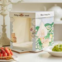 China Custom Cake Packaging Boxes Matt Lamination Offset Printing FSC Certified 500 MOQ for sale
