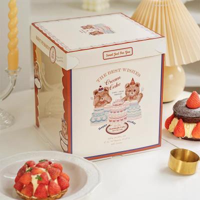 China Custom Cake Packaging Boxes FSC Certified 500 MOQ Customizable Size for sale