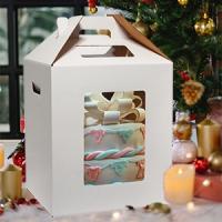 China Custom Cake Packaging Boxes with CMYK/Pantone Printing - 500 Minimum Order, 10-15 Day Delivery for sale