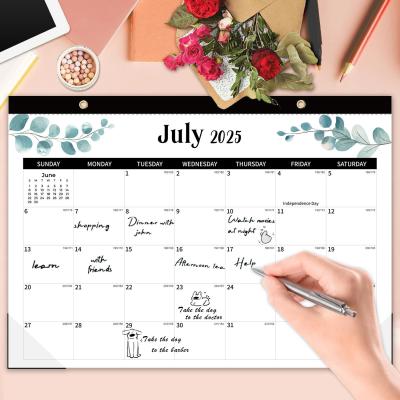 China Quantity 1 Calendar Custom Wall Calendar Full Color Printing Spiral Binding for sale