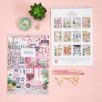 China Custom 12x12 Inch Wall Calendar with 12 Photo Slots - Holiday Seasonal Theme for Business Promotions for sale