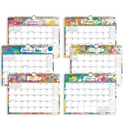China Retangle Custom Wall Calendar Customizable Design Holiday / Seasonal Theme Personalization for sale