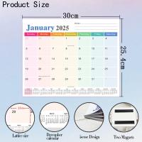 China 12x12 Inch Custom Wall Calendar with US Holidays - Spiral Bound, Glossy Paper, 500 Unit MOQ for Business Branding for sale