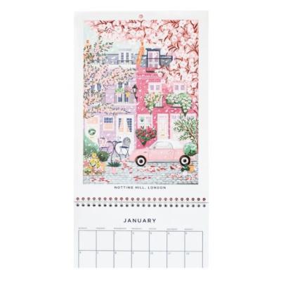 China Custom Wall Calendar 12x12 Inches Personalized with Dates and Events for sale