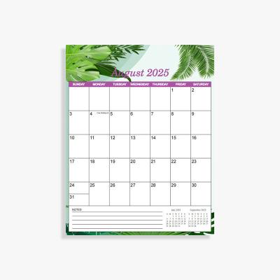 China Custom 2025 Wall Calendar 12x12 Inches Glossy Paper 12 Photos Holiday Seasonal for sale