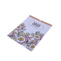 China Custom Wall Calendar 12x12 Inches Full Color Printing Rectangle Shape with Major US Holidays for sale